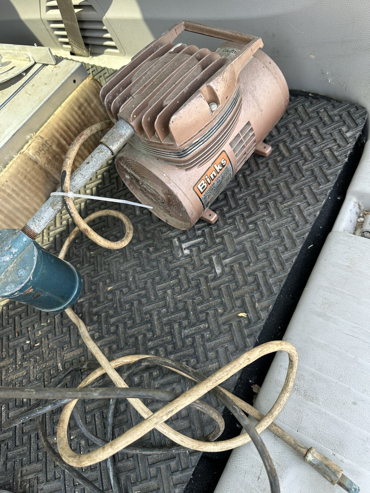 Vintage Binks Model 34-2020 Diaphragm Air Compressor For Airbrush ...