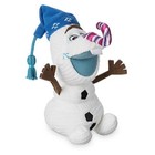 DISNEY STORE OLAF'S FROZEN ADVENTURE OLAF PLUSH 7 1/2" SATIN CANDY CANE ...