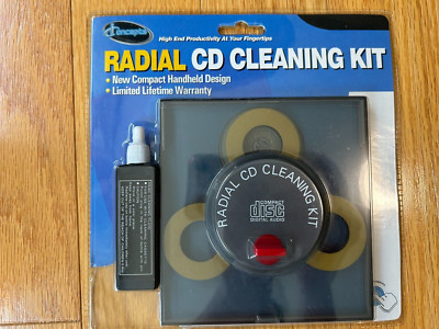 Radial CD Cleaning Kit iConcepts Compact Disc Handheld design. | eBay