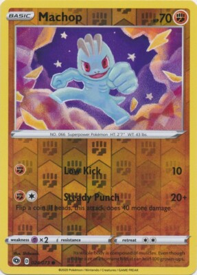 Reverse Holo Machop 24/73 Common Champion's Path Pokemon TCG | eBay