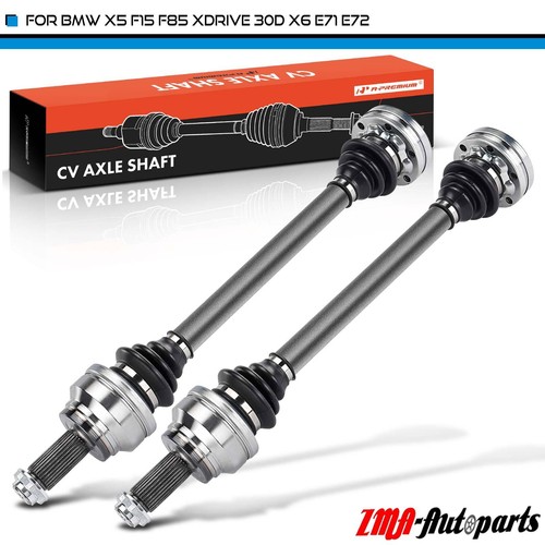 2x Rear CV Joint Axle Drive Shaft for BMW X5 xDrive 30d 35i 40d F15 F85 ...