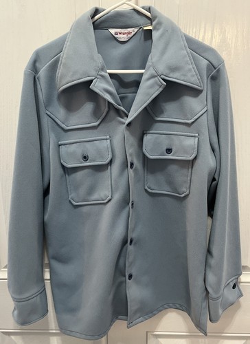 Vintage Wrangler Jacket Button Down Shirt Large | eBay