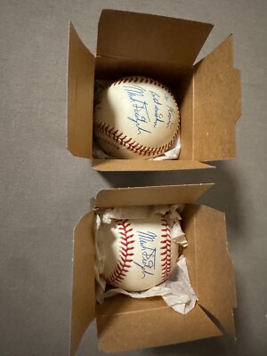 Vintage Detroit Tigers Mark Fidrych Signed Autographed Baseballs (2) w ...