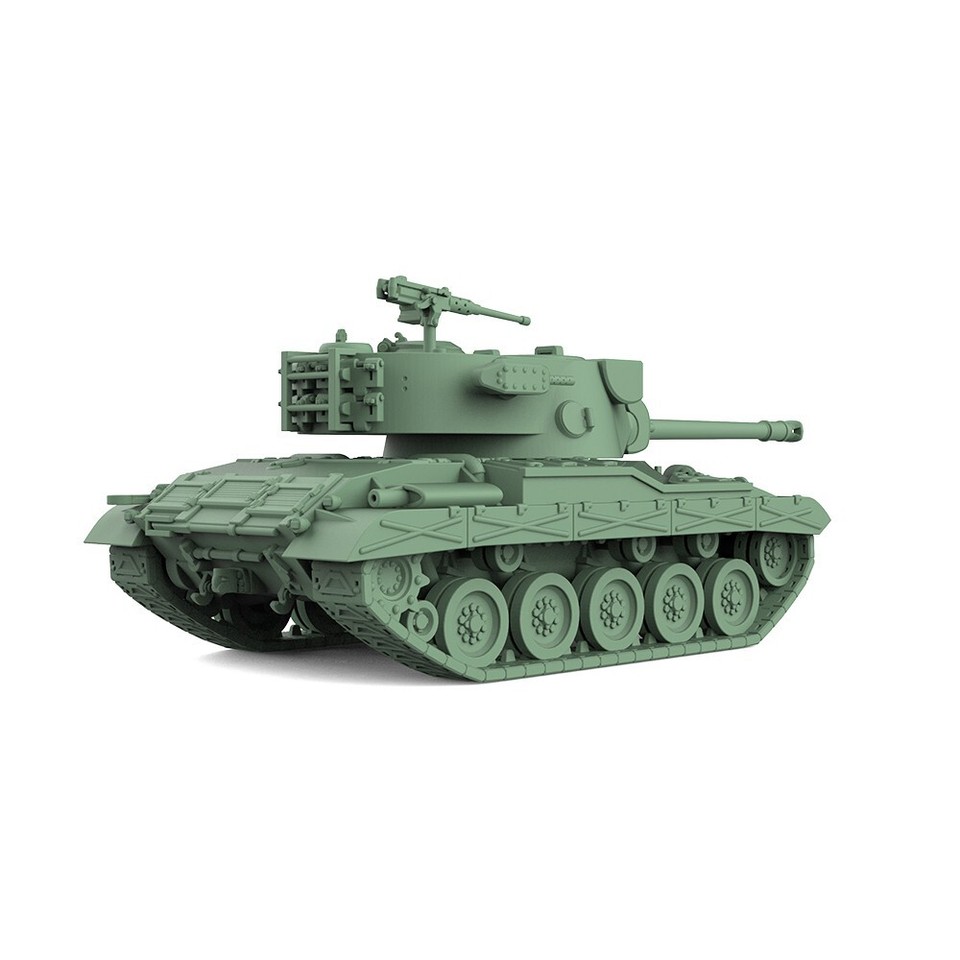 1/220 Z Scale Military Model Kit US T37 Light Tank | eBay