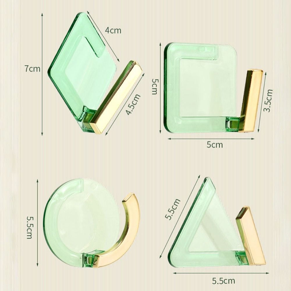 4Pcs Punch-free Wall Mount Hook Wall Hanger Geometry Hook Home | eBay