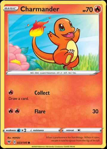 Charmander Trading Card