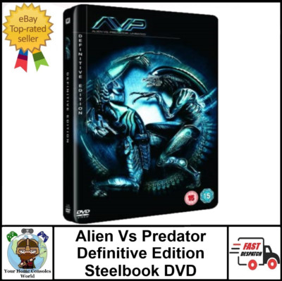 AVP Alien Vs Predator Definitive Edition Steelbook DVD Film ...
