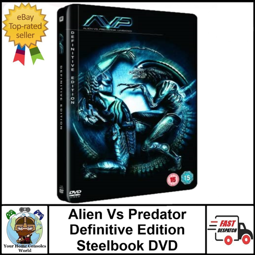 AVP Alien Vs Predator Definitive Edition Steelbook DVD Film ...
