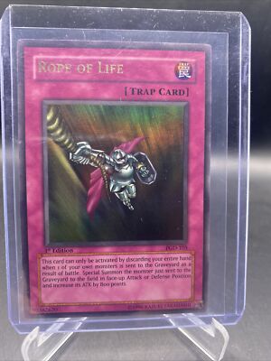 Yu-Gi-Oh! TCG Rope of Life Pharaonic Guardian PGD-105 Unlimited Ultra ...