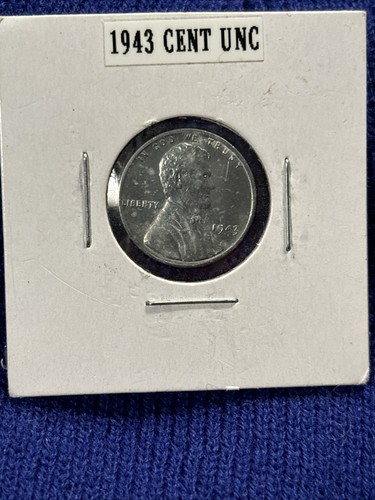 1943 P Steel Penny WWII Wartime Cent in Brilliant Uncirculated BU ...