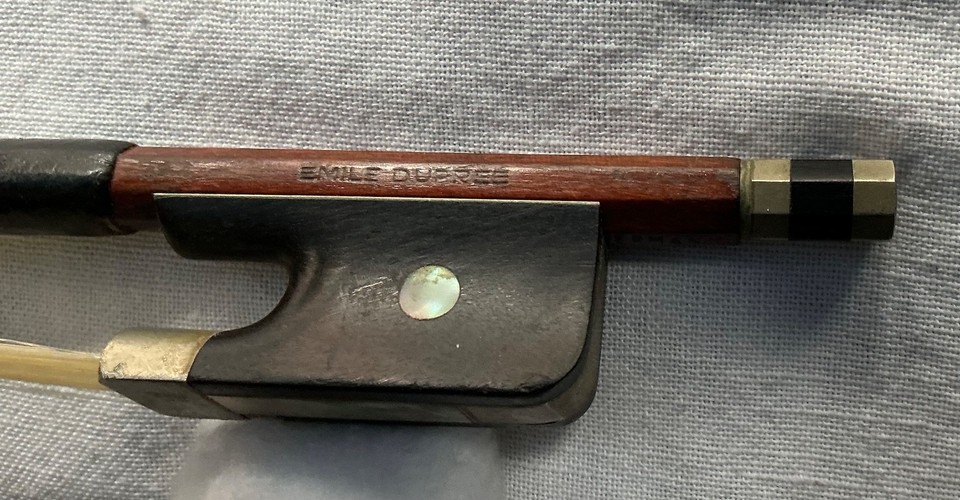 Gorgeous Vintage German-Made “Emile Dupree”Viola Bow | eBay