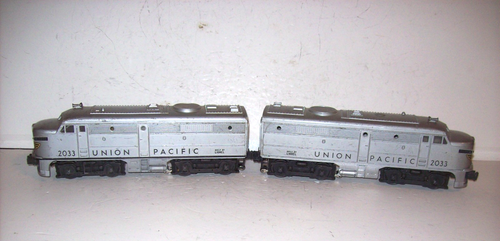 Lionel O-27 gauge ALCO AA #2033 Union Pacific Diesel engines. | eBay