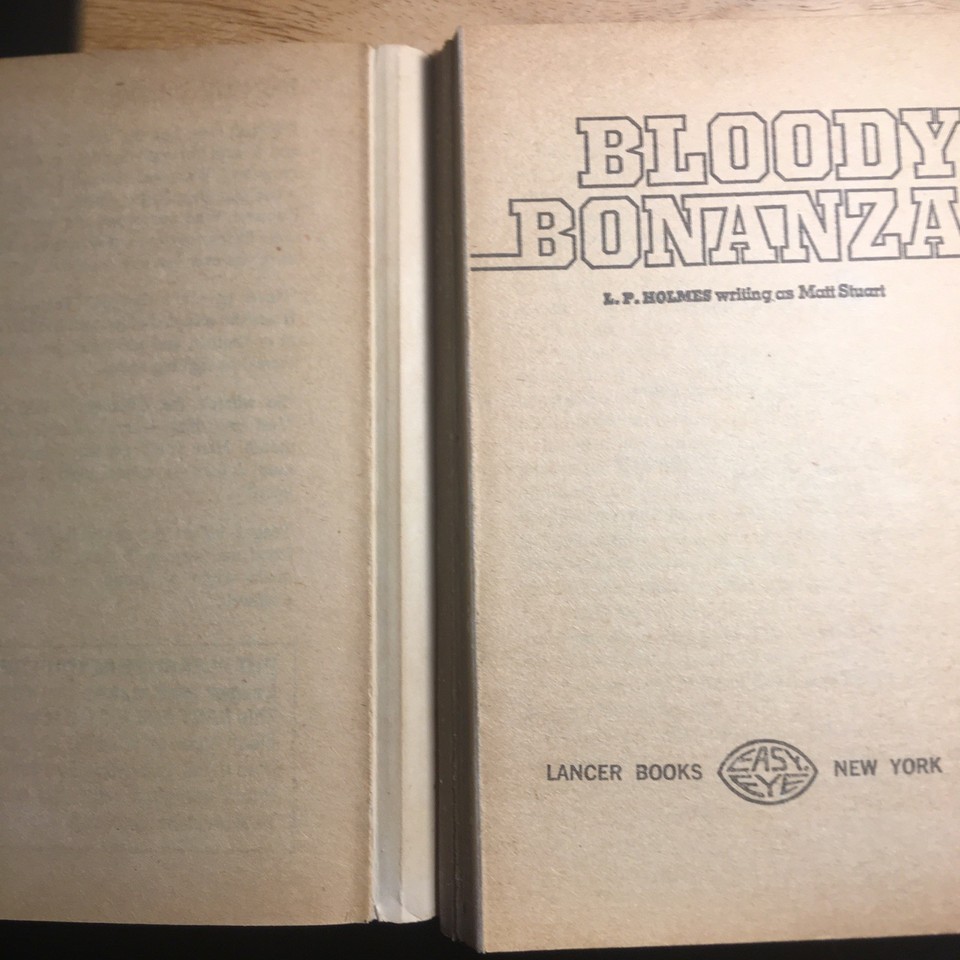 Vintage Western Book Bloody Bonanza | eBay UK