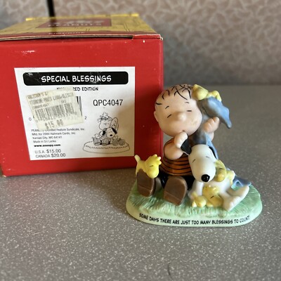 Hallmark Peanuts "Special Blessings" Numbered Edition Figurine Snoopy ...