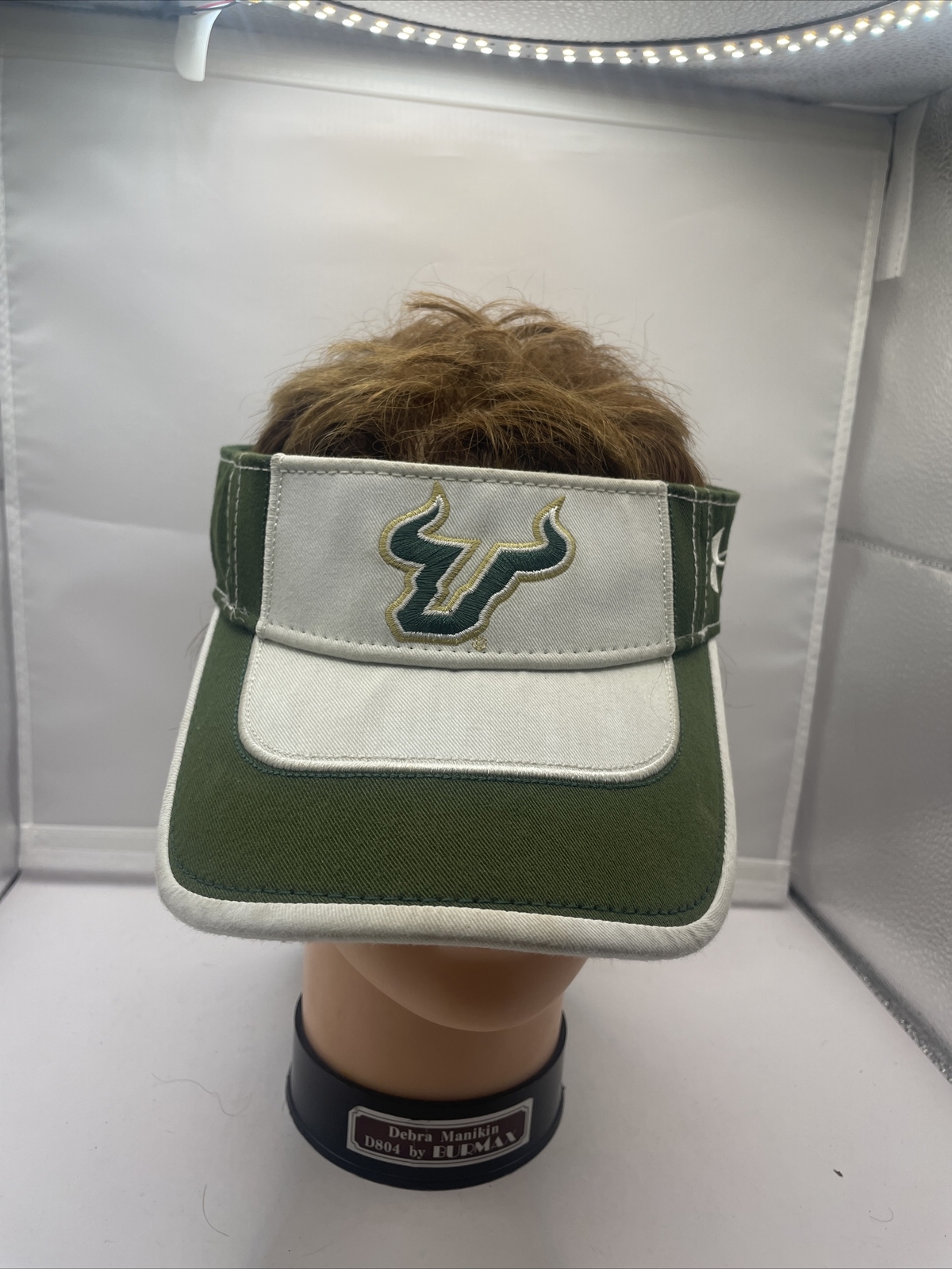Under Armour USF Bulls Mens One Size Green White Gold Embroidered Visor ...