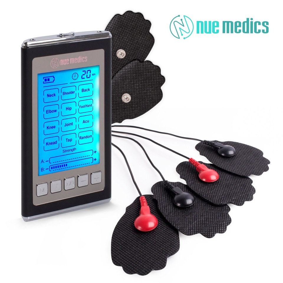 Tens Unit Muscle Stimulator Full Body Electrotherapy Device ...