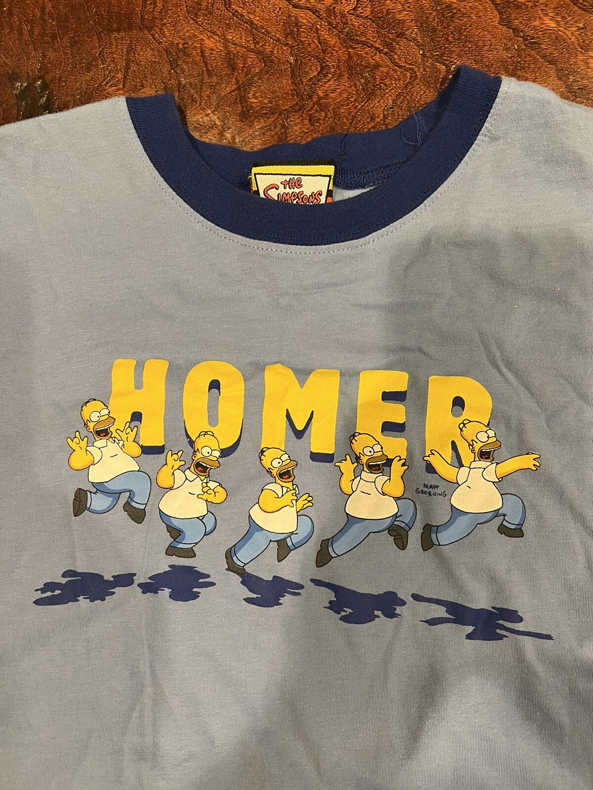 2007 The Simpsons “Homer” Men’s Blue Sleepwear T-Shir… - Gem