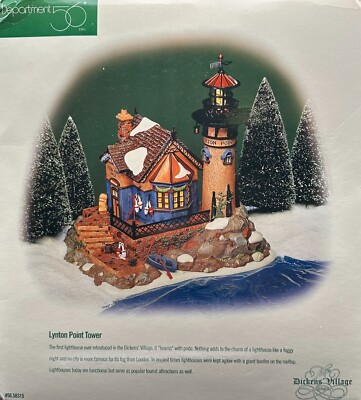 Lynton Point Tower # 58315 First Lighthouse in Dickens Village By ...