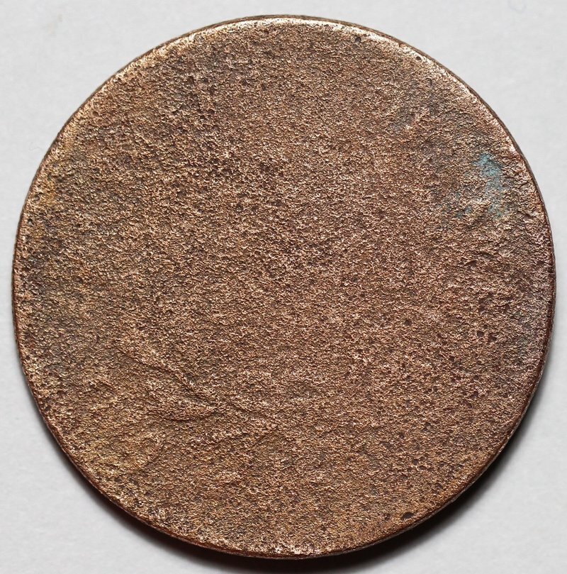 1797 Liberty Cap Half Cent - 1 Over 1 - Plain Edge - US 1/2c Copper ...