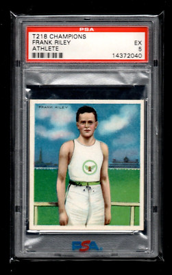 T218 Champion Athletes Frank Riley 1908 US Olympic Track PSA 5 | eBay