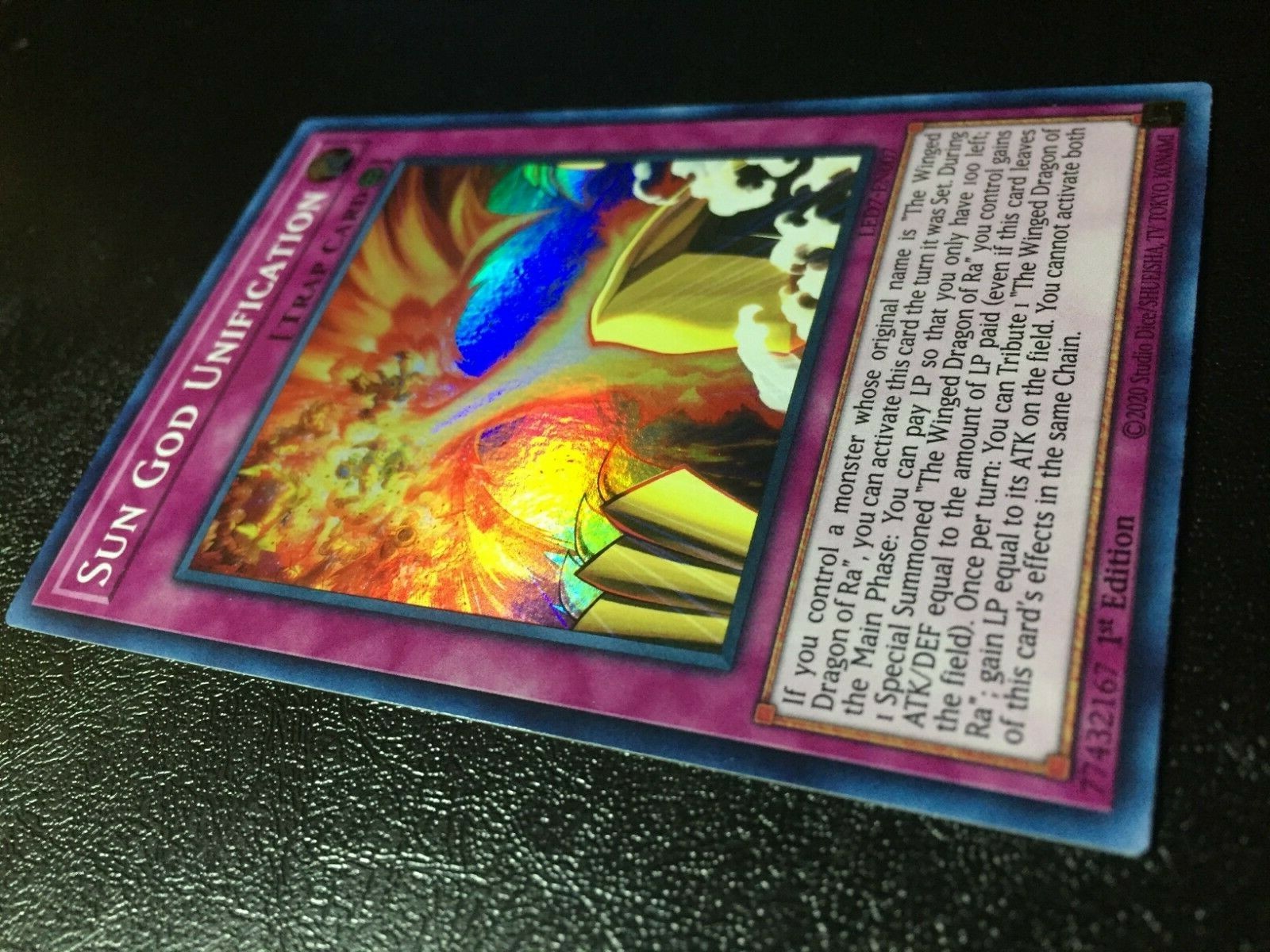 Yu-Gi-Oh! Sun God Unification LED7-EN007 1st Ed Super Rare Mint Eng | eBay