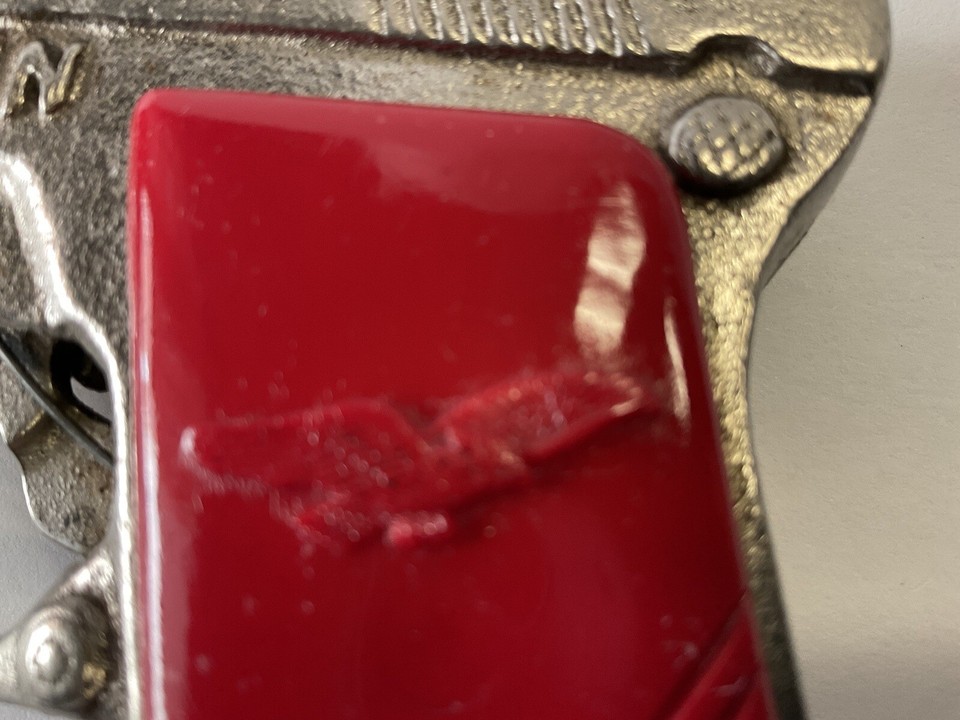 Vintage Kilgore Cast Iron #9 “CAPTAIN” Cap Gun Toy Pistol, Rare Red ...