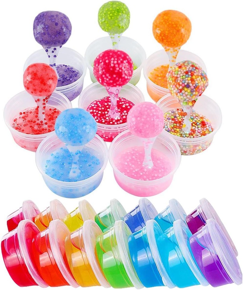 Slime Containers with Lids 40 Pack Small Plastic Containers with Lids ...