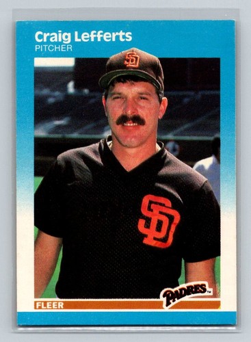 1987 Fleer #422 Craig Lefferts San Diego Padres Baseball Card | eBay