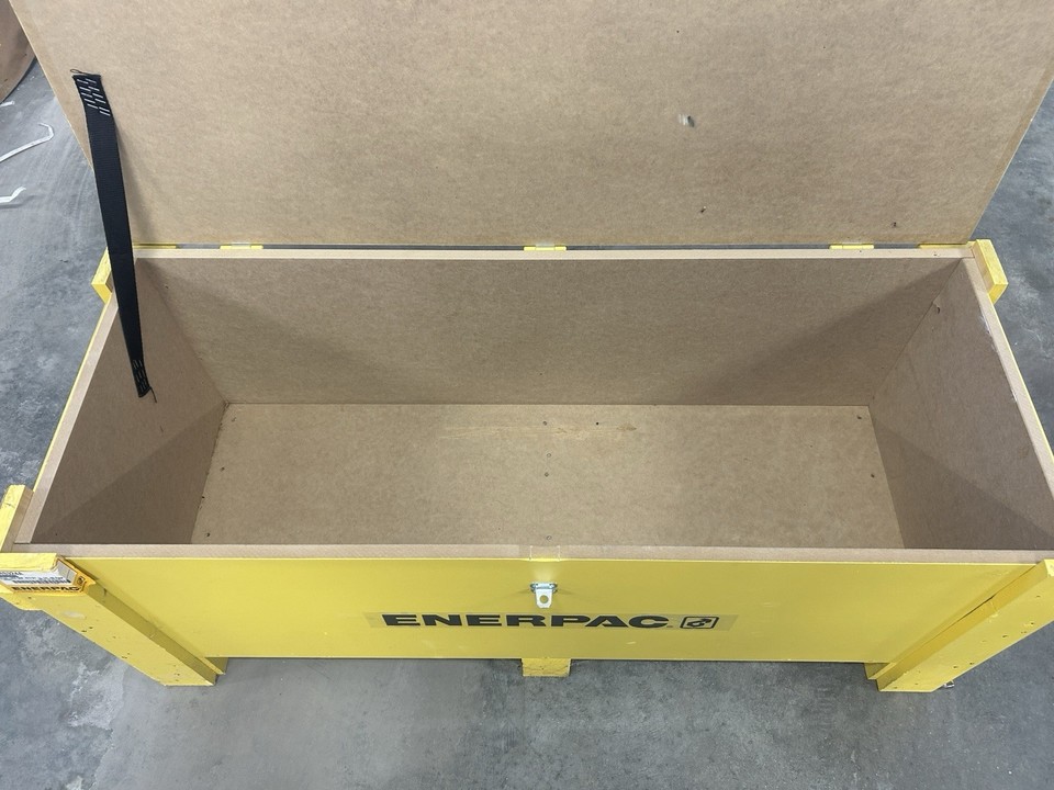 Enerpac 44x18 Job Box For Puller Or Tools Wood Crate Storage (local ...