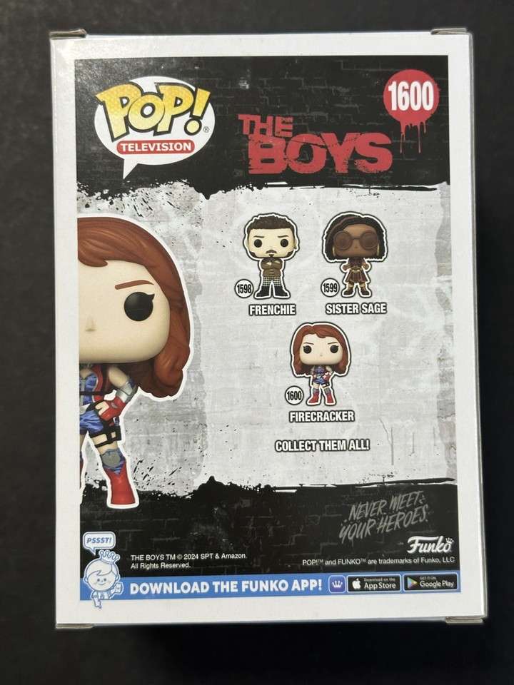 Valorie Curry Signed The Boys Firecracker Funko Pop #1600 AUTO BAS ...