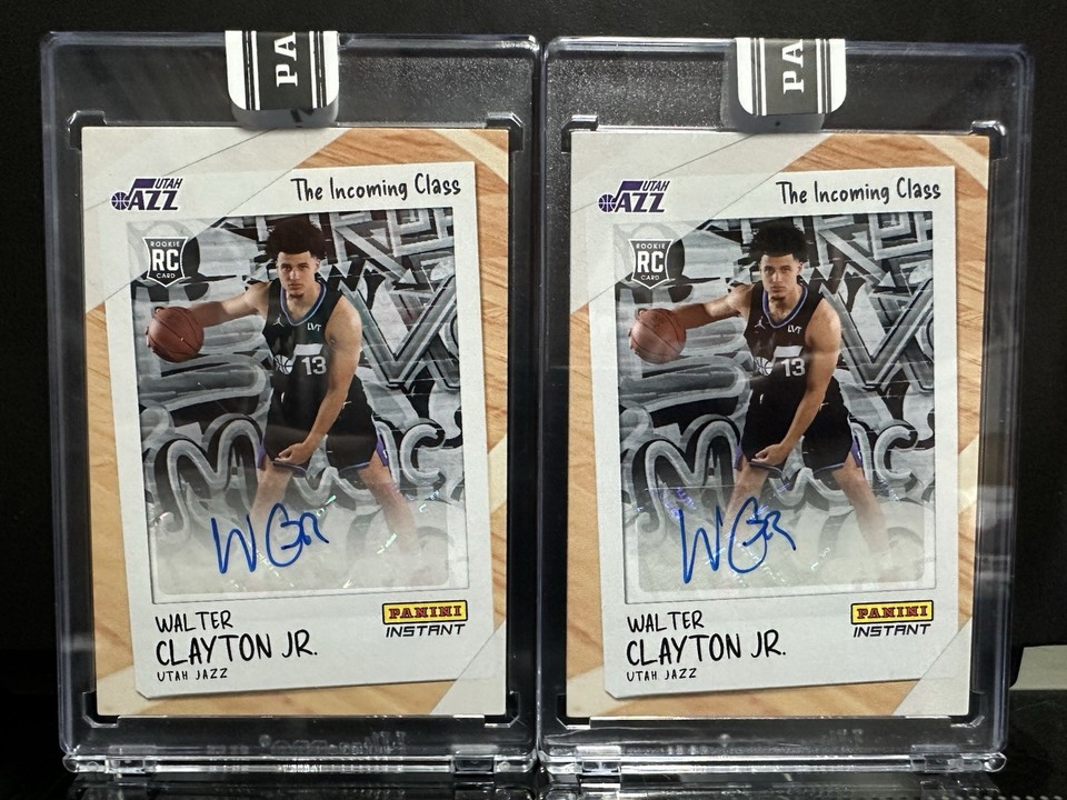 Walter Clayton Jr. 2025-26 Panini NBA The Incoming Class Rookie Auto ...