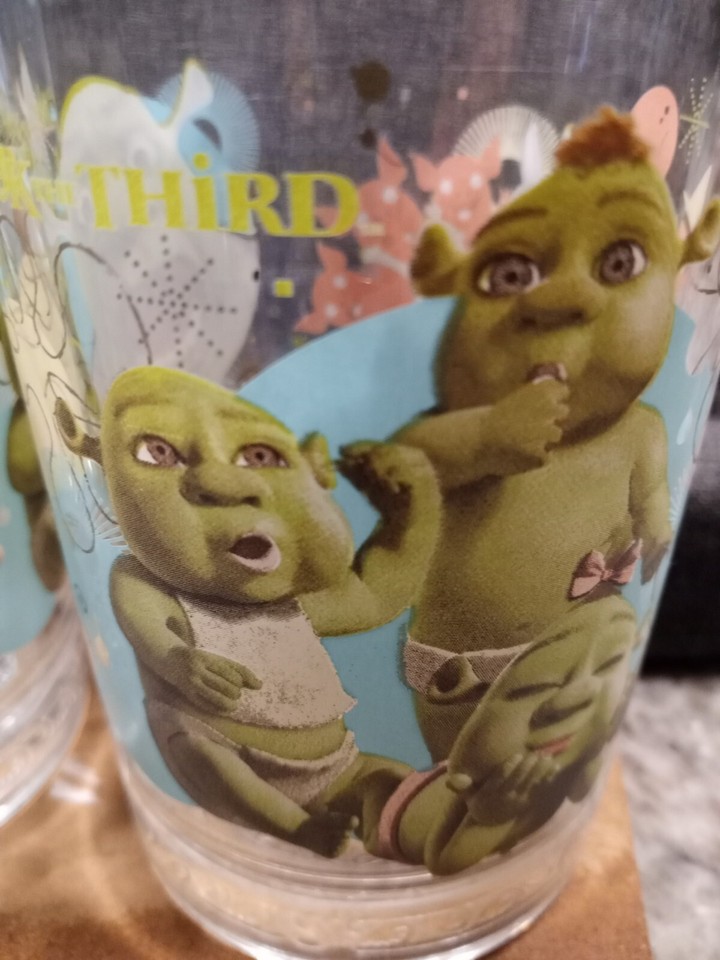 Fast Food Collectible Drinkware McDonald's Shrek The Third Donkey ...