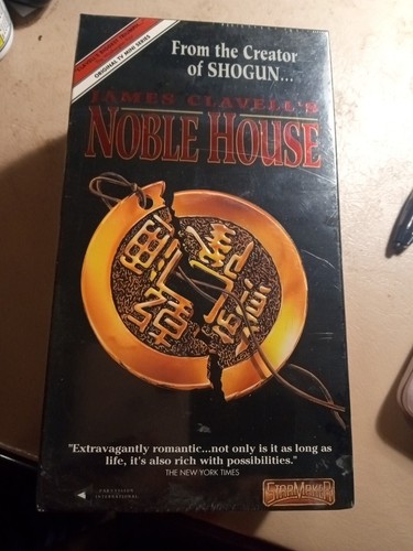 James Clavell’s Noble House (VHS, 1993) Sealed 3-Tape Set Pierce ...