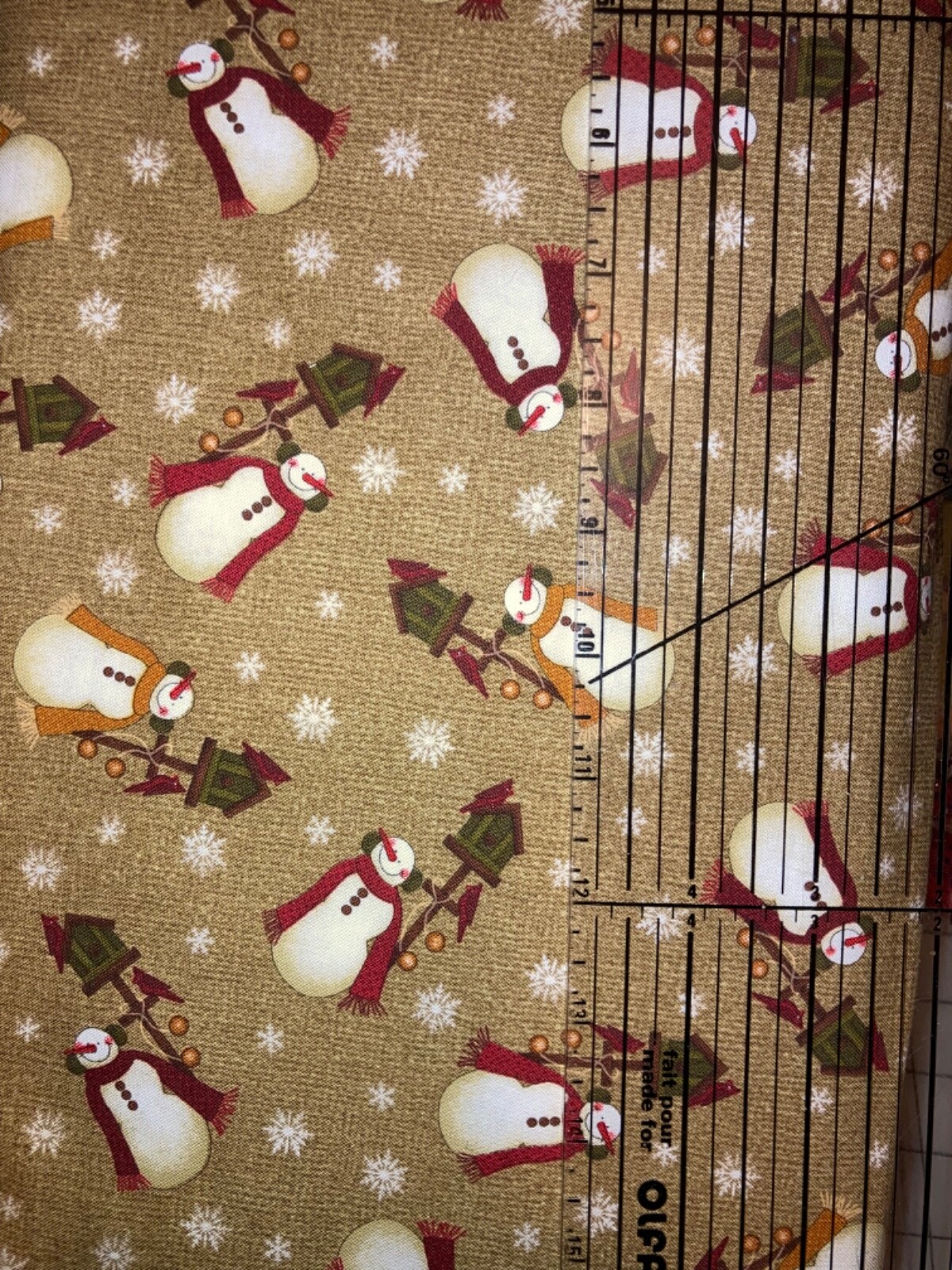 QUILT, SEW, FABRIC Benartex Winter Wonderland Snowman, Birds ...