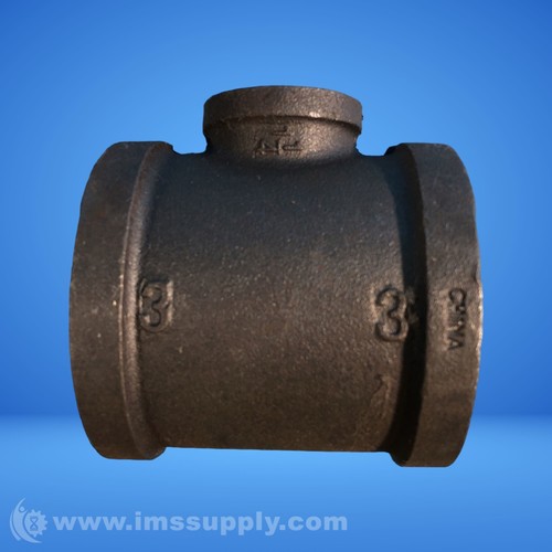 SPF Depot Straight Tee Cast Iron Pipe Fitting 3" x 3" x 1 1/4" FNIP | eBay