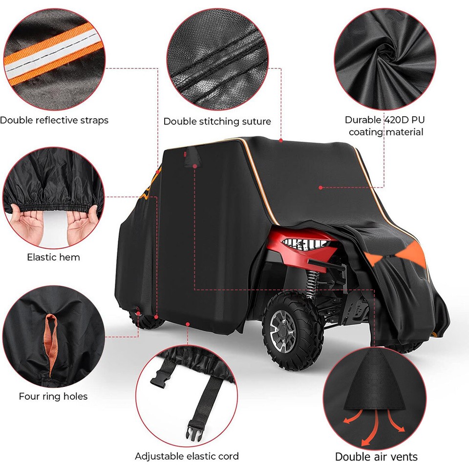 UTV Utility Vehicle Cover Storage for Polaris Ranger RZR XP 1000 RZR ...