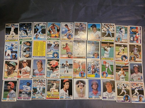 Lot Of 40 Vintage TOPPS baseball Cards/70s/80s/EXCELLENT CONDITION | eBay