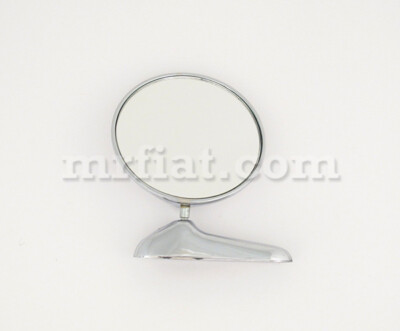 Alfa Romeo Spider Chrome Side View Round Mirror New | eBay