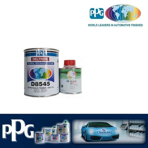 Ppg Acrylic Primer Light Gray 1L Quick D8545 4:1 + Cat. D8238 | eBay