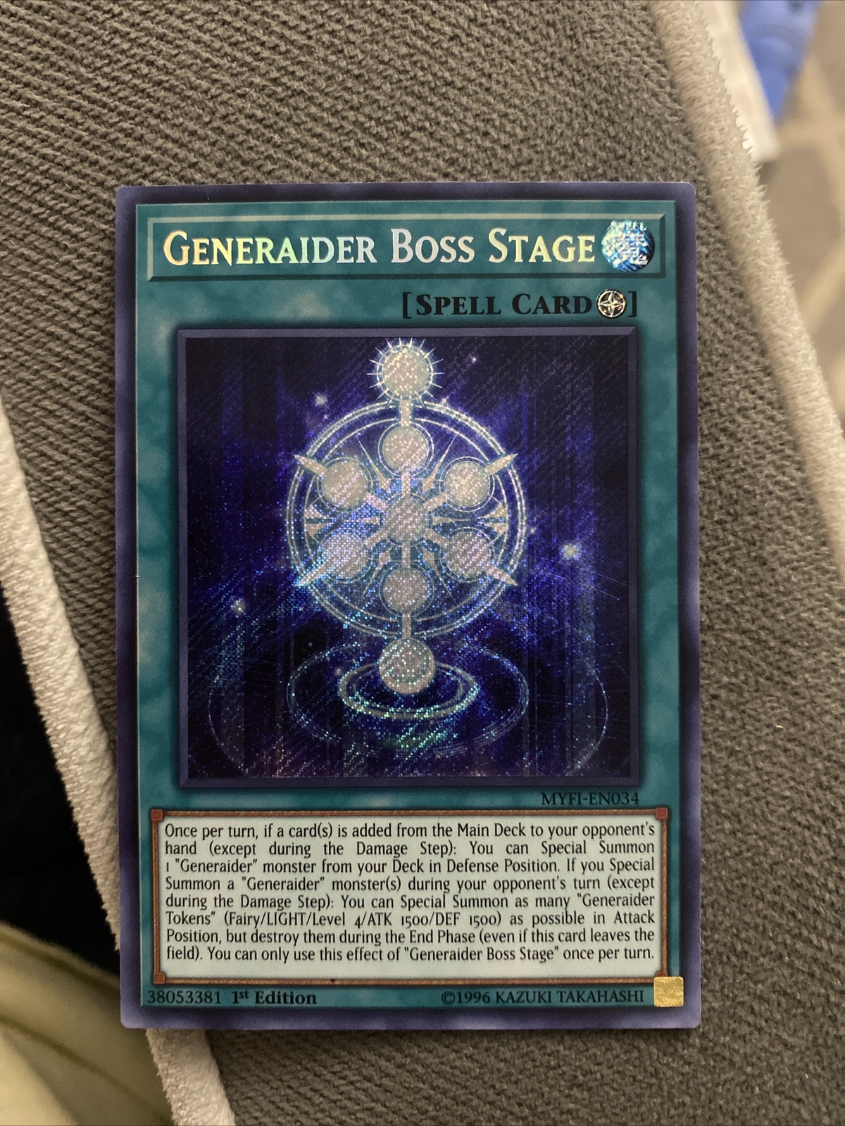 Yugioh Generaider Boss Stage MYFI-EN034 Secret Rare 1st Ed NM | eBay
