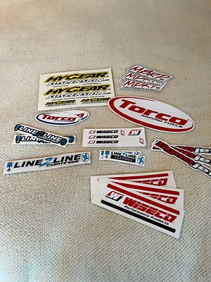 Lot of 28 Racing Bumper Stickers and Decals | eBay