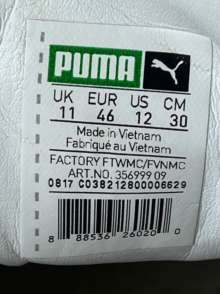 Puma Super Liga OG Mens Black Athletic Casual Shoes Sneakers 356999-09 ...