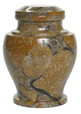 Carpel Pebble Stone Marble Funeral Cremation Urn Keepsake, 15 Cubic ...