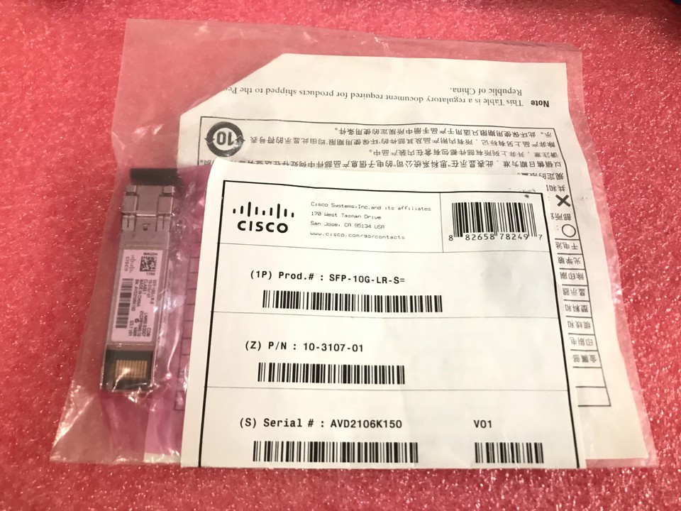 New Sealed Cisco SFP-10G-LR-S 10GBASE-LR SFP+Modules 10-3107-01 | eBay