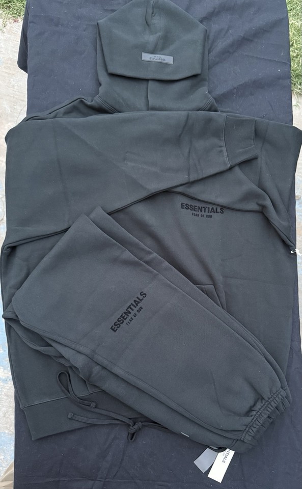 NEW Fear of God Essentials Set Hoodie & Sweatpants Size XS-XL | eBay