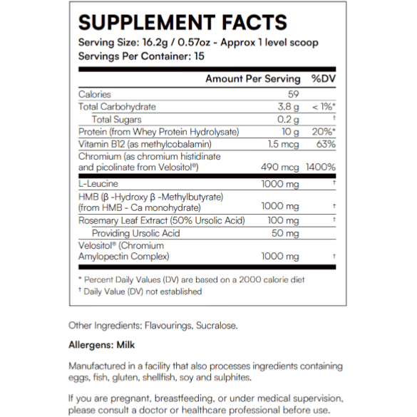 Muscle Defense Protein Powder - Apex Labs Vanilla Flavor | eBay