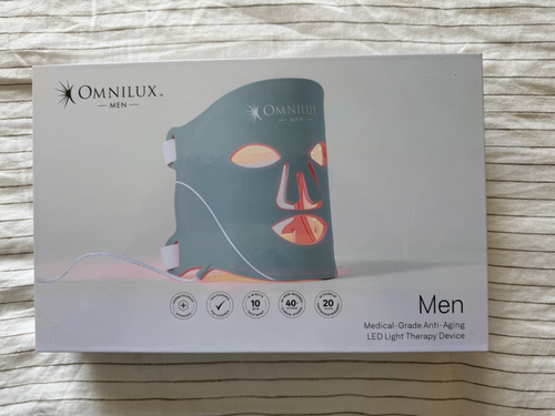 Omnilux Men Red Light Therapy LED Mask – Gently Used, Includes Box & Charger | eBay
