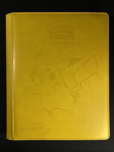 Ultra Pro PRO Binder - Yellow Pikachu - Leather - 9 Pocket - 2019 ...