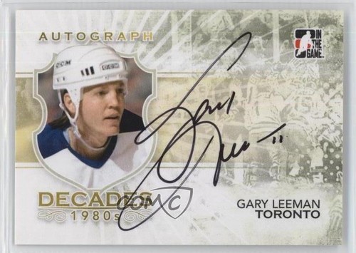 2010-11 ITG Decades 1980s Auto Gary Leeman #A-GLE Auto | eBay