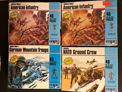 Vintage MPC 1/72 Toy Soldiers Lot Of 4 | eBay